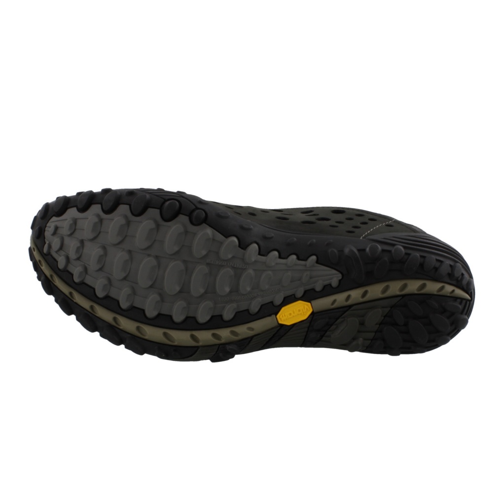MERRELL INTERCEPT J73703 SMOOTH BLACK - Bigfootshoes